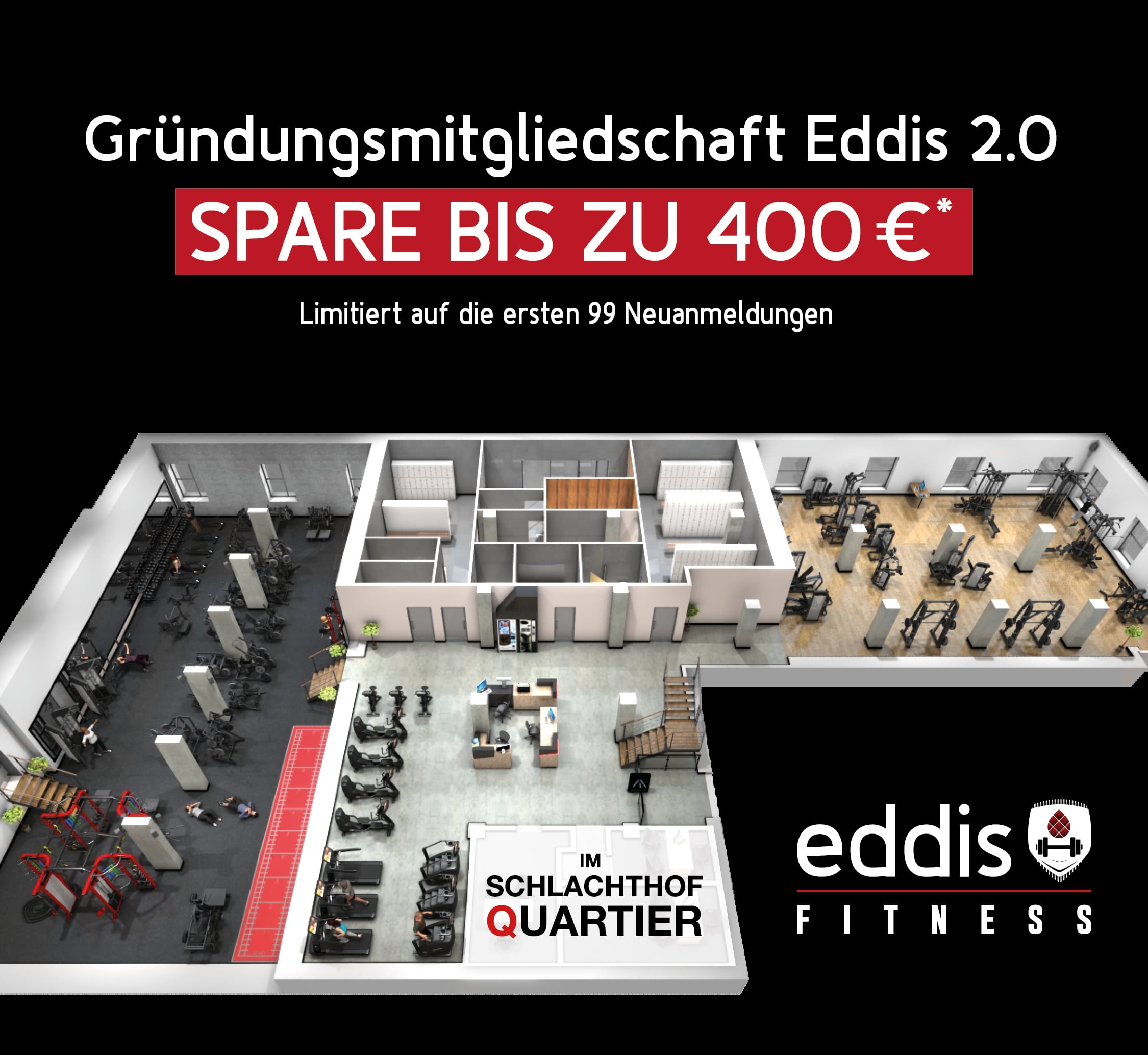 Gründungs-Mitgliedschaft Eddis 2.0 - Eddis Fitness